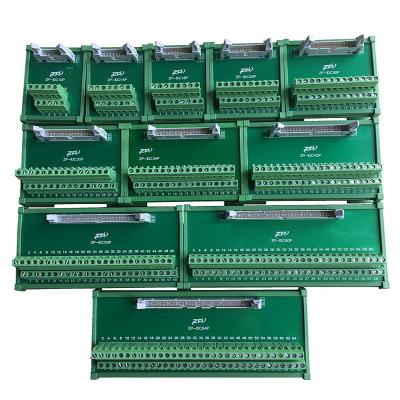 China IDC 10P 40P 64Pin Connectors to Screw Terminal Block Wiring Breakout Board Adapter for sale
