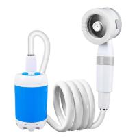 China Outdoor Portable Electric Bath Kit Rechargeable Pump for Travel Caravan Van Camping Shower Pet Clean for sale