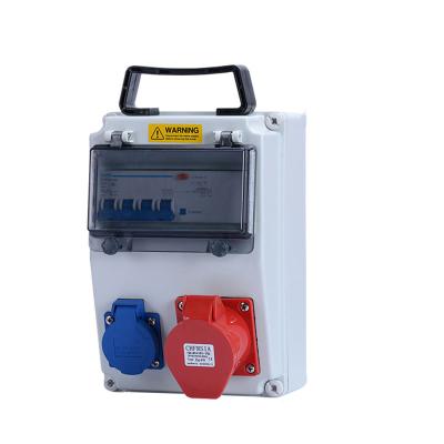 China IP65 Waterproof Outdoor Electrical Socket Plastic Electric Box AC 380V - 400V for sale