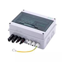 China HT 8 Way IP65 Waterproof Outdoor Electrical Enclosure Distribution Plastic Switch Box Solar PV Combiner Box for sale