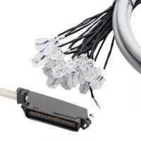 China RJ21 to RJ11 Connector Adapter RJ21-RJ11 25-Pair Breakout Trunk Cables for VG224 VG248 VG228 for sale