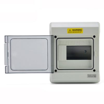 China 6 Way IP65 Waterproof Outdoor Electrical Circuit Breaker Enclosure Distribution Plastic Switch Box for sale