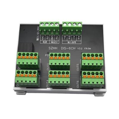 China Stepping Timing Motor Pulse Signals Splitter Distributor 1 In 6 Out To Control Servo Drivers for sale