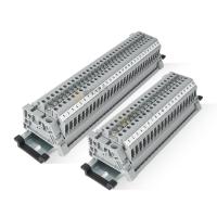 China SAKZDU 2.5N DIN Rail Screw Clamp Terminal Blocks 800V 24A 2.5 mm² Wiring Gauge for sale