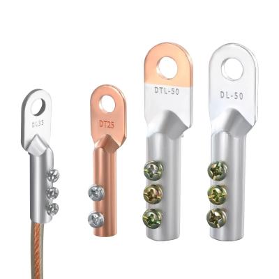 China DT Copper Cable Lug Connecting Terminals for sale