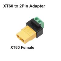 China XT60 2-Pin Screw Terminal Adapter Solderless Charging Connector for Drone FPV Balance Charger for sale