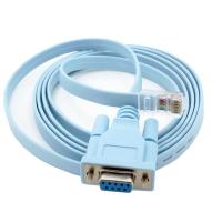 China RJ45 to DB9 Console Cable 1.5m RS232 to RJ45 Console Cables Compatible with Cisco Router for sale