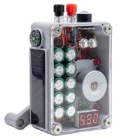 China USB 5 Volts Hand Crank Generator Emergency Phone Charger Outdoor Camping Lighting Ignition for sale