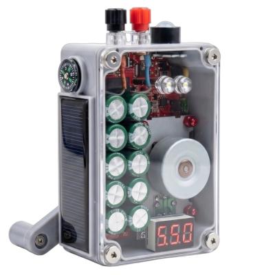 China USB 5 Volts Hand Crank Generator Emergency Phone Charger Outdoor Camping Lighting Ignition for sale