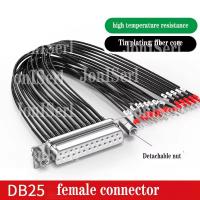 China DB15/DB9/DB25 Connector Cable with Number Tube 26AWG 15Pin Serial Port Dual Shielded Wire for sale