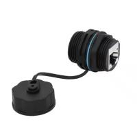 China IP68 Waterproof RJ45 Network Connector Shielded Circular Cat6A RJ45 Coupler Plug Panel Socket for sale