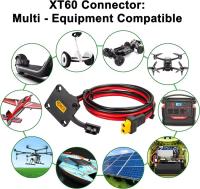 China 100cm 12 AWG XT60 Panel Mount Cable XT90 Male to Female Cable Solar Generator / LiPo Battery / FPV Drone Adapter for sale
