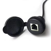 China Cat6 Ethernet Waterproof RJ45 Network Male to Female Extension Cable 1 Meter for sale