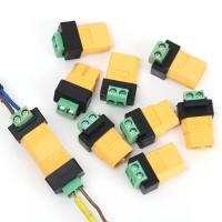 China XT60 2-Pin Screw Terminal Adapter Solderless Charging Connector for Drone FPV Balance Charger for sale