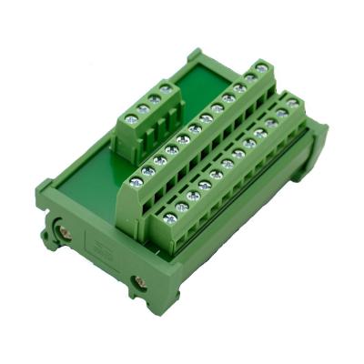 China 1 in 12 out Power Source Wiring Distribution Splitter Divider Terminal Blocks Breakout Board for sale