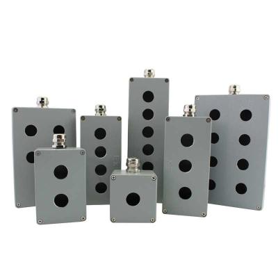 China Outdoor Pushbutton Switch Station Box Die-cast Aluminum Case Explosion Proof Customization for sale