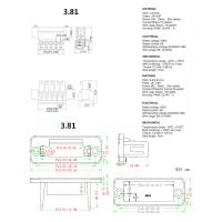 China 3.81mm pitch Feed Through Flange Screw Terminal Blocks Interlocking for sale