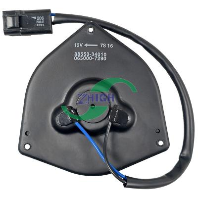 China Radiator Cooling Fan Motor  065000-7290 16363-34010 for TOYOTA LAND CRUISER J150 2.8 D4D 2005-2007 PRODO SEQUOIA for sale