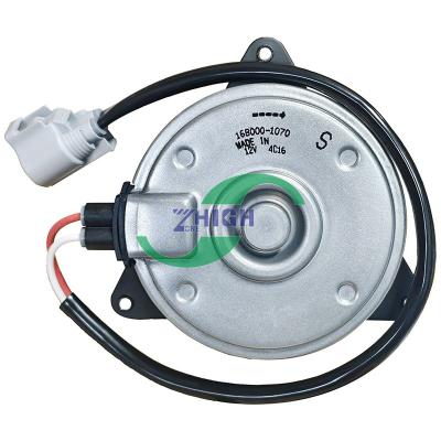 China Radiator Cooling Fan Motor 168000-1070 16363-0D120  for TOTOTA COROLLA Levin ESTIMA ALTIS for sale