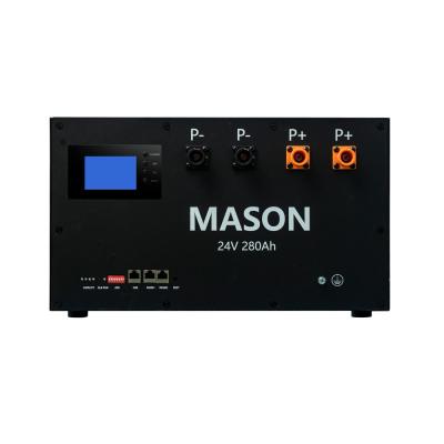 China MASON 24V 280Ah LiFePO4 Battery DIY Kits for sale