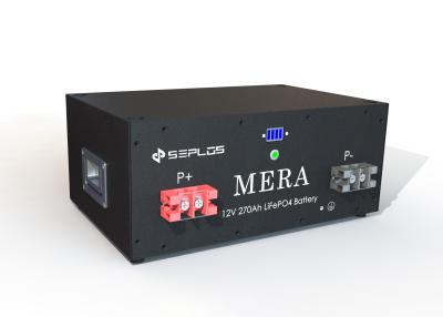 China MERA 12.8V 270Ah 3.5KWh LiFePO4 Battery pre assembled and tested with 10 year warranty for sale