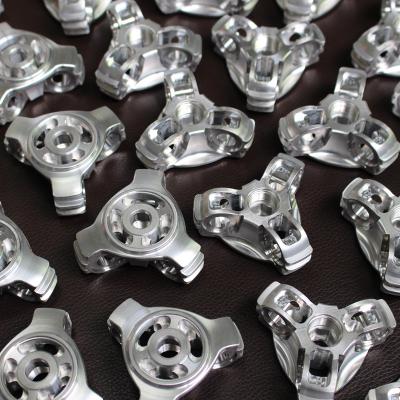 China High Precision Milled CNC Aluminum Parts Sandblasting Anodizing Silver Surface Finish for sale