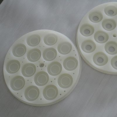 China Customized Mechanical CNC Plastic PP Parts Sanding Sandblasting Surface Finish for sale