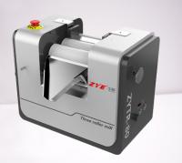 China Servo Motor Ceramic Roll Three Roll Mill 80mm for Slurry Processing for sale
