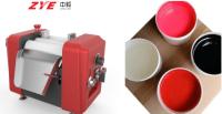 China Laboratory Al2O3 Three Roller Grinding Mill 50mm Diameter Small Three Roller Mill for sale