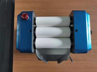 China Chocolate Three High Rolling Mill Nanoscale Ceramic Triple Roll Mill Machine For Food for sale