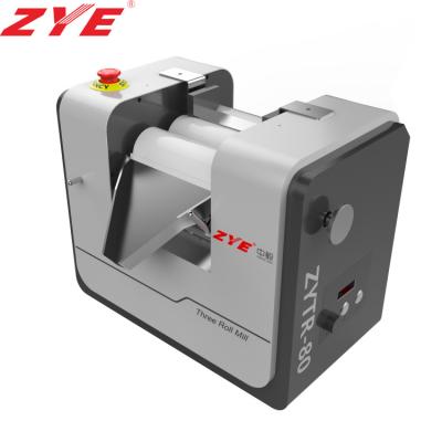 China Horizontal Small Tank Triple Roll Mill Three High Rolling Mill Fine Powder Grinding for sale