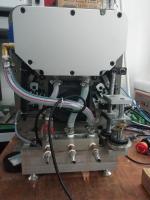 China Pigment Printing Ink Automatic Three Roll Mill 120mm Roller Diameter 450mm Length 3KW for sale
