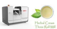 China Electronic Three Roll Mill 80mm 20L / Hour Touch Screen Triple Roller Milling Machine for sale