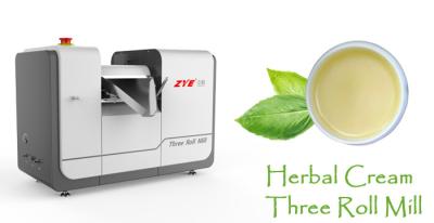 China Ceramic Three Roll Mill 80mm 500RPM Grinding Machine for Paint Ink Lipstick Resin for sale