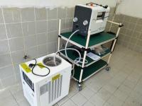China High Viscosity Handle Three Roll Mill  Servo Motor For Paint 3 Roller Mill for sale
