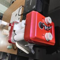 China 140 Micron 150mm Length Nanoscale Ceramics Tri Roller Mill for sale