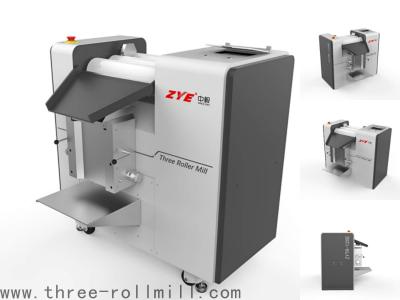 China 0.3 Micron 450mm Length Automatic Three Roll Mill 60L/H For Paint for sale