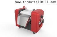 China Ceramic Roller Three Roll Mill DC Motor For Grinding Slurry Materials 5L / Hour for sale