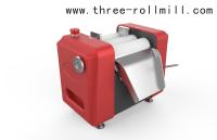 China Ceramic Roller Three Roll Mill DC Motor For Grinding Slurry Materials 5L / Hour for sale