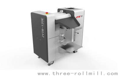 China Automatic Wet Grinding Machine Three Roll Mill For High Viscous Paint Ink Pigment for sale