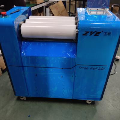 China 450mm Roller 0.5-60L/H ZrO2 Automatic Three Roll Mill for sale