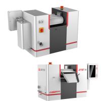 China 200mm Length Epoxy resin Automatic Three Roll Mill 2KW 20L/h ZrO2 for sale