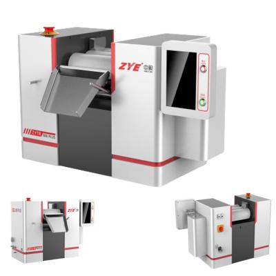 China Automatic Three Roll Mill 80mm Ceramic Roller 220V for Printing Ink Cosmetics Rubber for sale