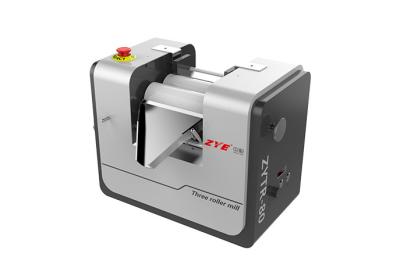China 220V Horizontal Three Roll Mill Nanometer Ceramics 80mm Dia for sale