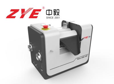 China 500RPM Ceramic Three Roll Mill Cosmetics Grinder Resin Ink 220V for sale