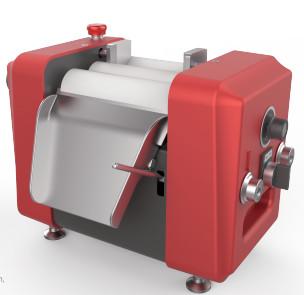 China Manual Control Laboratory Three Roll Mill Nano Scale Ceramic Roller High Precision for sale