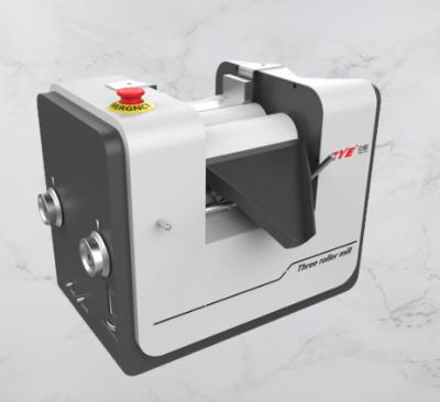 China Servo Motor Handle Three Roll Mill 3 Roll Mill 200mm Length 80mm Diameter for sale