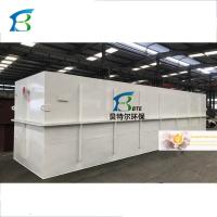China School Wastewater Treatment Carbon Steel Septic Tank With For Building Material Shops for sale