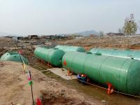 China 10-20 t/hour Wastewater Treatment Machine Fully Automatic Control FRP Septic Tank for sale