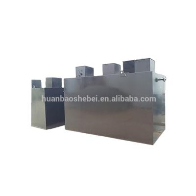 China Hospital Sewage Water Treatment Septic Tank with Video Technical Support and BOD Removal for sale